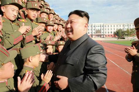 Kim Jong Un Visits School Stays Away From Provocations