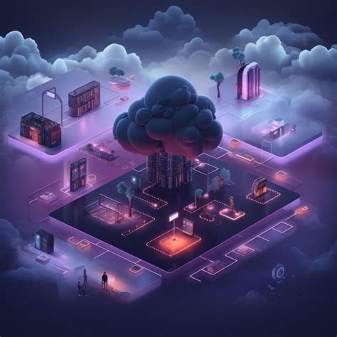 Premium Photo Cloud Cyber Security Solution Concept