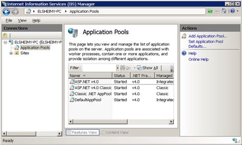 Configuring Aspnet With Iis Just Like A Magic