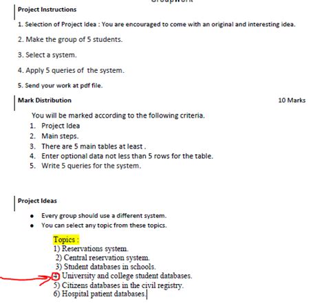 solved project instructions 1 selection of project idea
