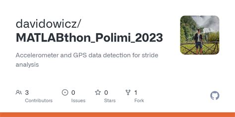 github davidowicz matlabthon polimi 2023 accelerometer and gps data