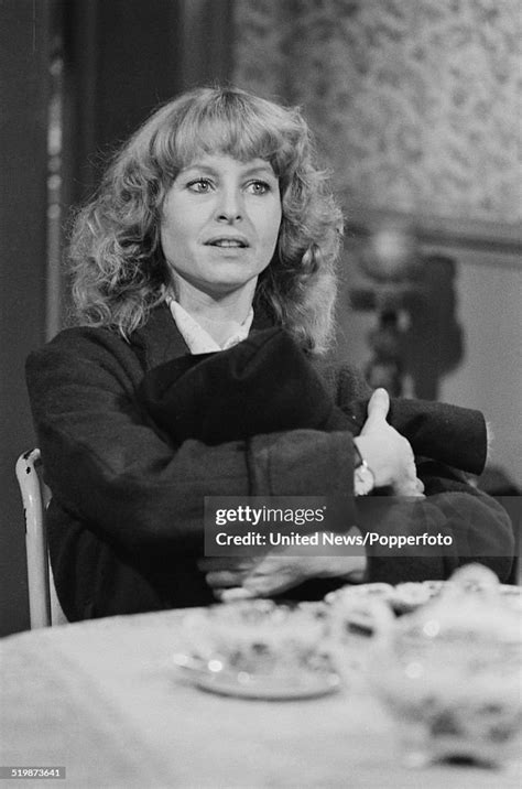 English Actress Liza Goddard Pictured On The Set Of The Television