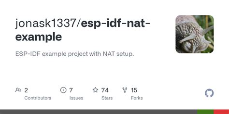 Github Jonask1337esp Idf Nat Example Esp Idf Example Project With Nat Setup