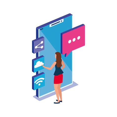 Isolated Isometric Smartphone Vector Design Vector Art At Vecteezy