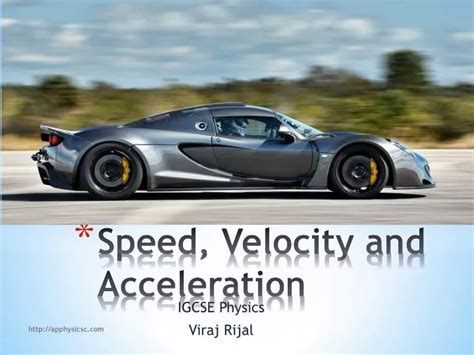 PPT Speed Velocity And Acceleration PowerPoint Presentation Free Download ID 6186038