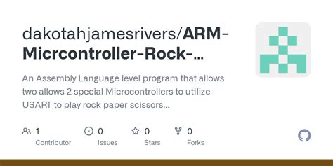 Github Dakotahjamesriversarm Micrcontroller Rock Paper Scissors