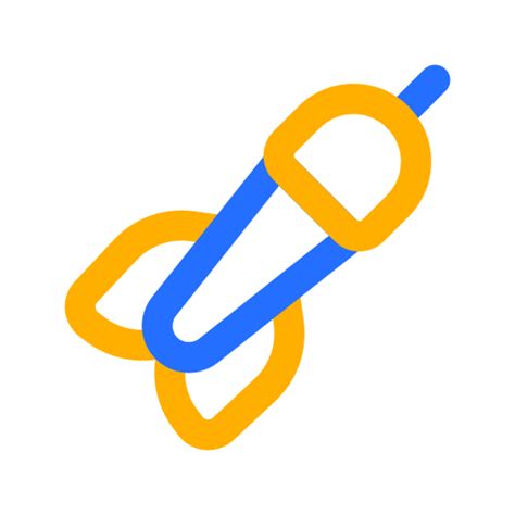 Dart Generic Outline Color Icon