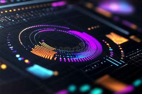 a sleek visual representation of benchmarking data featuring detailed