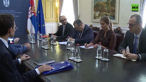 Дачић са Боцан Харченком Разговор о билатералним односима и ситуацији на КиМ — Rt Balkan