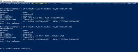 How To Use Get Adcomputer Cmdlet In Powershell