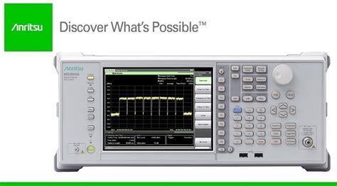 Low Cost Anritsu Signal Analyzer Spectrum Analyzer To Address The Needs Of 5g Network Testing