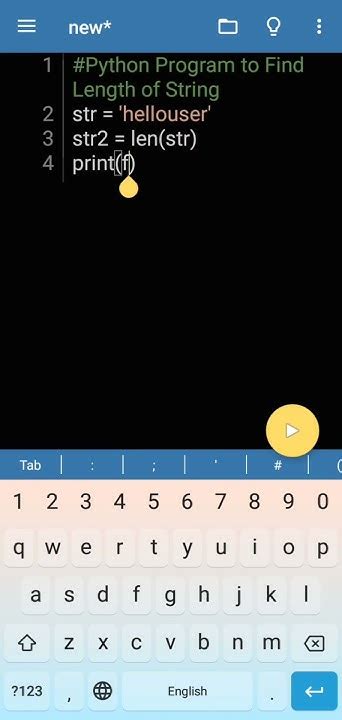 Python Program To Use String Length Shorts Viral Python3 Python