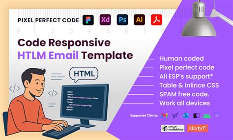 code responsive html email template by rockstardesigne fiverr