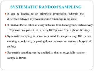 NURSING RESEARCH TYPES OF SAMPLING TECHNIQUE PPTX