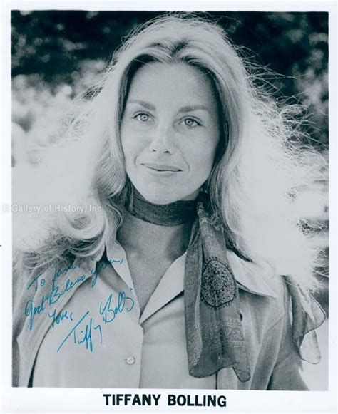 Tiffany Bolling Inscribed Printed Photograph Signed In Ink Hollywood Legends Hollywood
