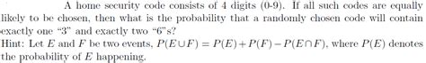 Solved Sists Of 4 Digits 0 9 If All Such Codes Are