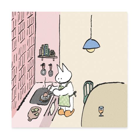 [탭탭탑탑] 요리하는 모습 포스터 Paperuler