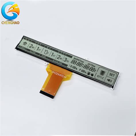 Oem Tn Positive Transflective Monochrome Lcd Display Module For Meter