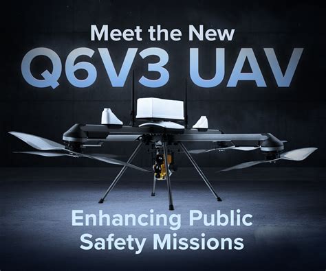 Drone Nerds Expands Enterprise Offerings With The Release Of Ideaforges New Q6v3 Uav For Public