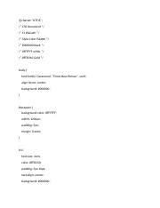 CSS Containers Assignment Docx Charset UTF CSS Document CJ Waisath Style