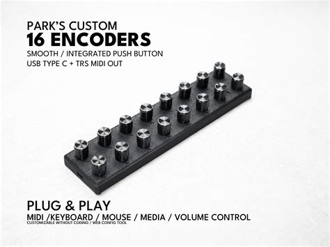 16 Encoders Midi Controller Enhance Your Music Production Parkstool