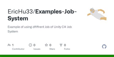 Github Erichu33examples Job System Example Of Using Dfiffrent Job Of Unity C Job System