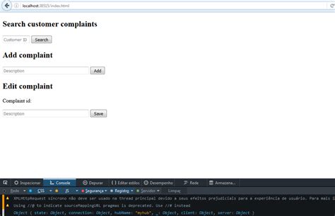 C Problema Ao Tentar Se Conectar A Um Hub Signalrangularjs Stack