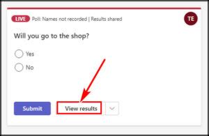 Microsoft Teams View Poll Results Track Responses