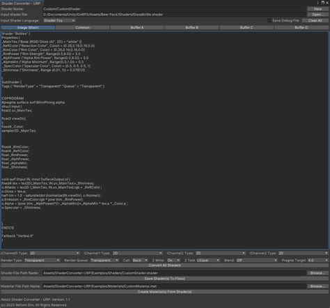 Released Shader Converter Community Showcases Unity Discussions