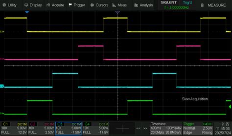 stepper motor not moving though no error message programming