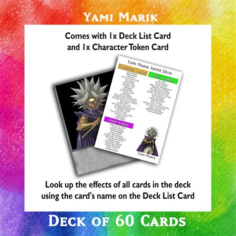 Yugioh Orica Yami Marik Deck Of 60 Anime Cards Yugioh Orica Vintage
