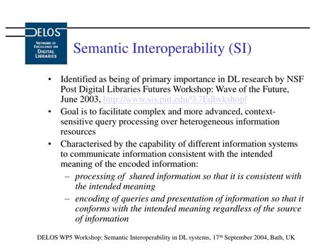 Ppt Semantic Interoperability In Digital Library Systems Powerpoint Presentation Id 624901