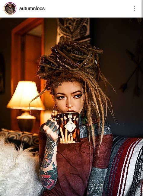 Pin By Pinecone Hermit On Dreads Dreadlocks Girl Hair Styles Hippie
