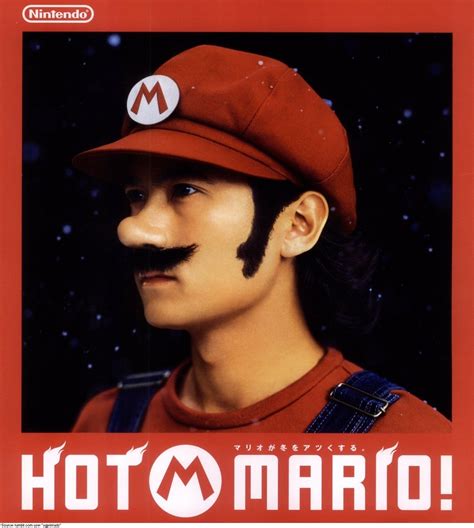 Promotional Hot Mario Poster From Japan Super Mario Know Your Meme