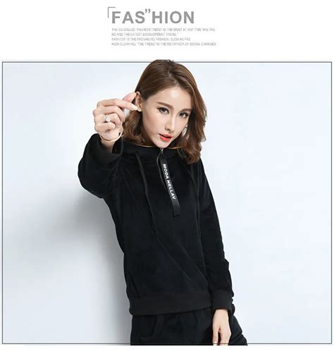 Зимний утепленный Бархатный спортивный костюм женский осенний костюм размера плюс повседневная