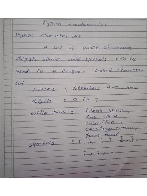 Xi Cs Notes For Python Fundamental And Data Handling Pdf