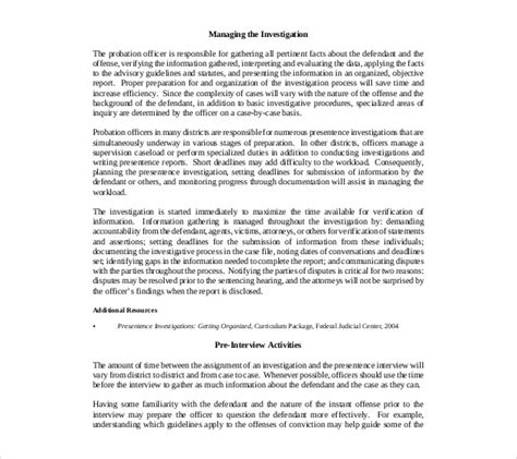 29 Investigation Report Templates Docs Pdf Word Pages