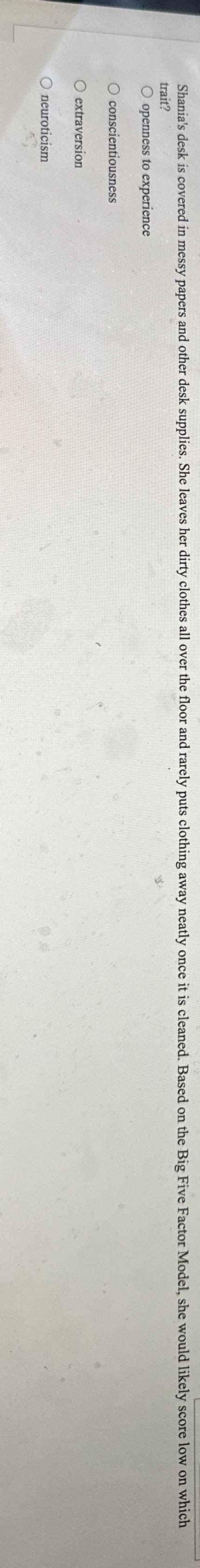 Solved Traitopenness To