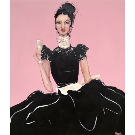 Купить картину Девушка с шампанским в Москве от художника Романова Наталья