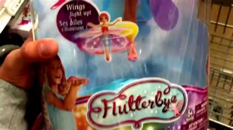 FLUTTERBYE Deluxe Light Up Fairy Spinning Flying Fairy Princess Toy Toy Review YouTube