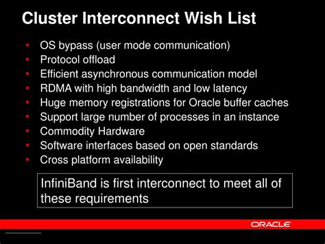 PPT High Performance Communication For Oracle Using InfiniBand PowerPoint Presentation ID