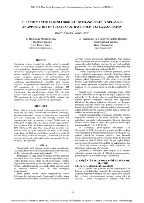 Pdf An Application Of Fuzzy Logic Based Image Steganography