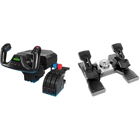 Logitech G Saitek Yoke And Rudder Pedals Pro Flight Bundle 52 Off