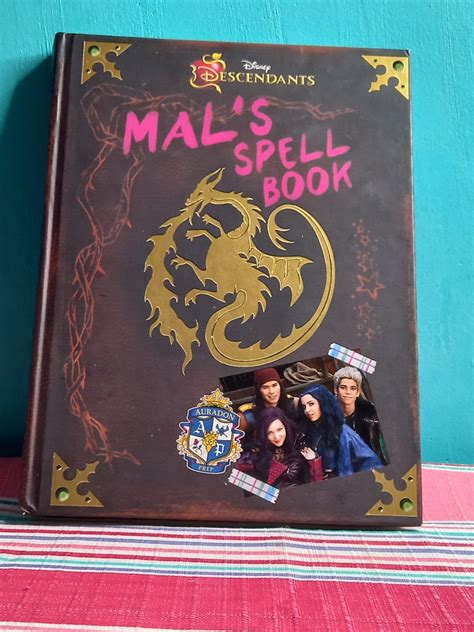 Disney Descendants Mal S Spell Book By Disney Books Hard Cover On Carousell