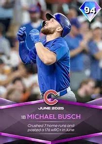 Michael Busch 99 2025 Postseason Mlb The Show 25