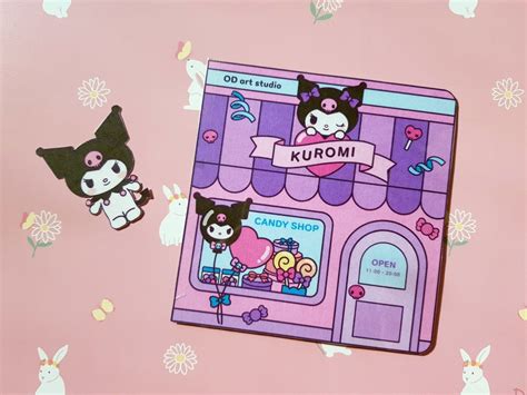 산리오 만들기 도안 쿠로미 캔디샵 스퀴시북 And 할로윈 코디북 Od 무료도안 네이버 블로그