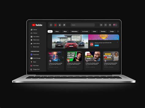 Youtube Visual Redesign Exploration On Behance