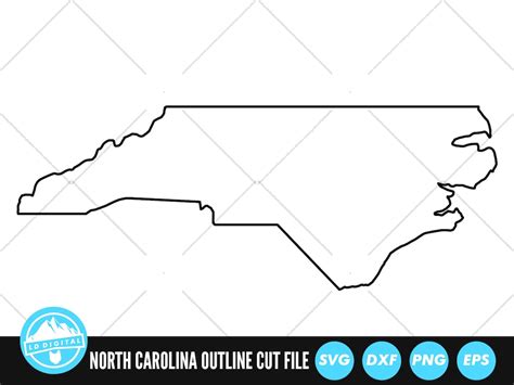 North Carolina State Outline North Carolina State Physical Wall Map