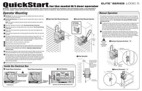 CHAMBERLAIN LOGIC QUICK START Pdf Download ManualsLib