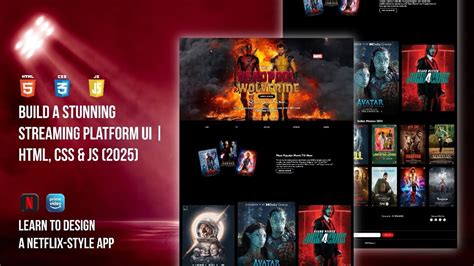 Netflix Style Ui Build A Streaming App With Html And Css Html And Css
